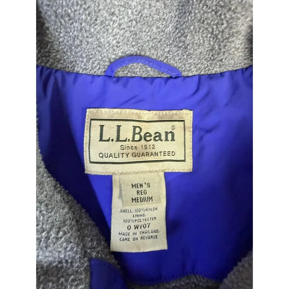 L.L. Bean | Jackets & Coats | Ll Bean Vest Mens M Blue Windbreaker ...